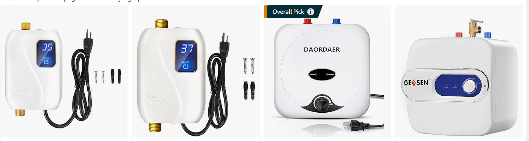 Best Electric Water Heater Instant for Under Sink Kitchen Reviews ...
