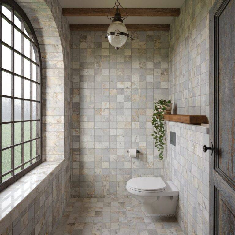Use Tiles Effectively in a Farmhouse Bathroom - INFOR EASY HOME