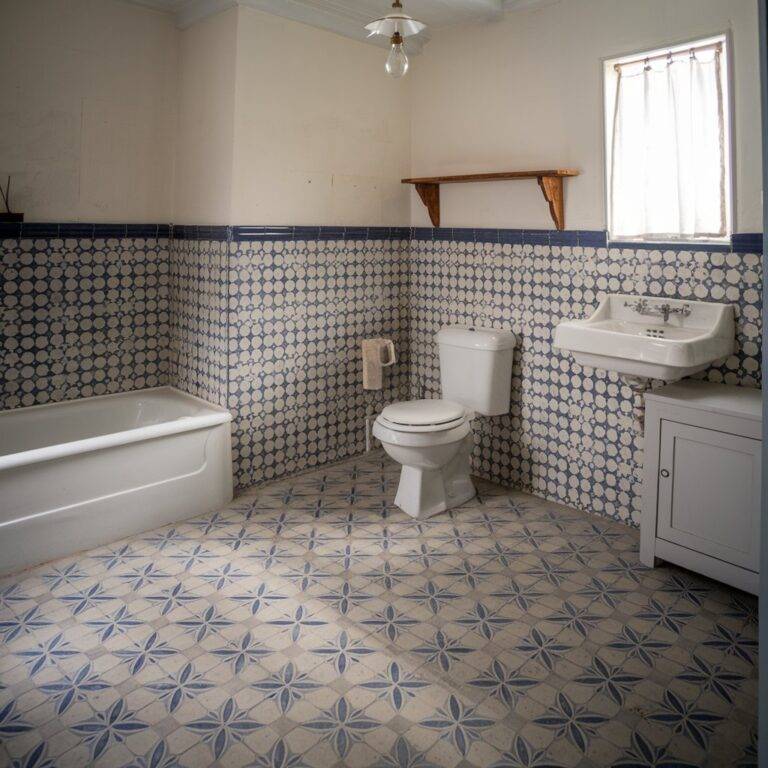 Use Tiles Effectively in a Farmhouse Bathroom - INFOR EASY HOME