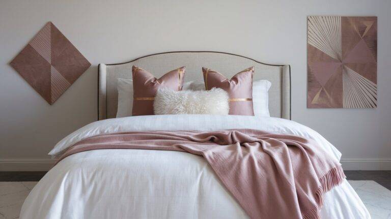 Dusty Pink Bedroom Makeover 40 Stylish and Dreamy Ideas - INFOR EASY HOME