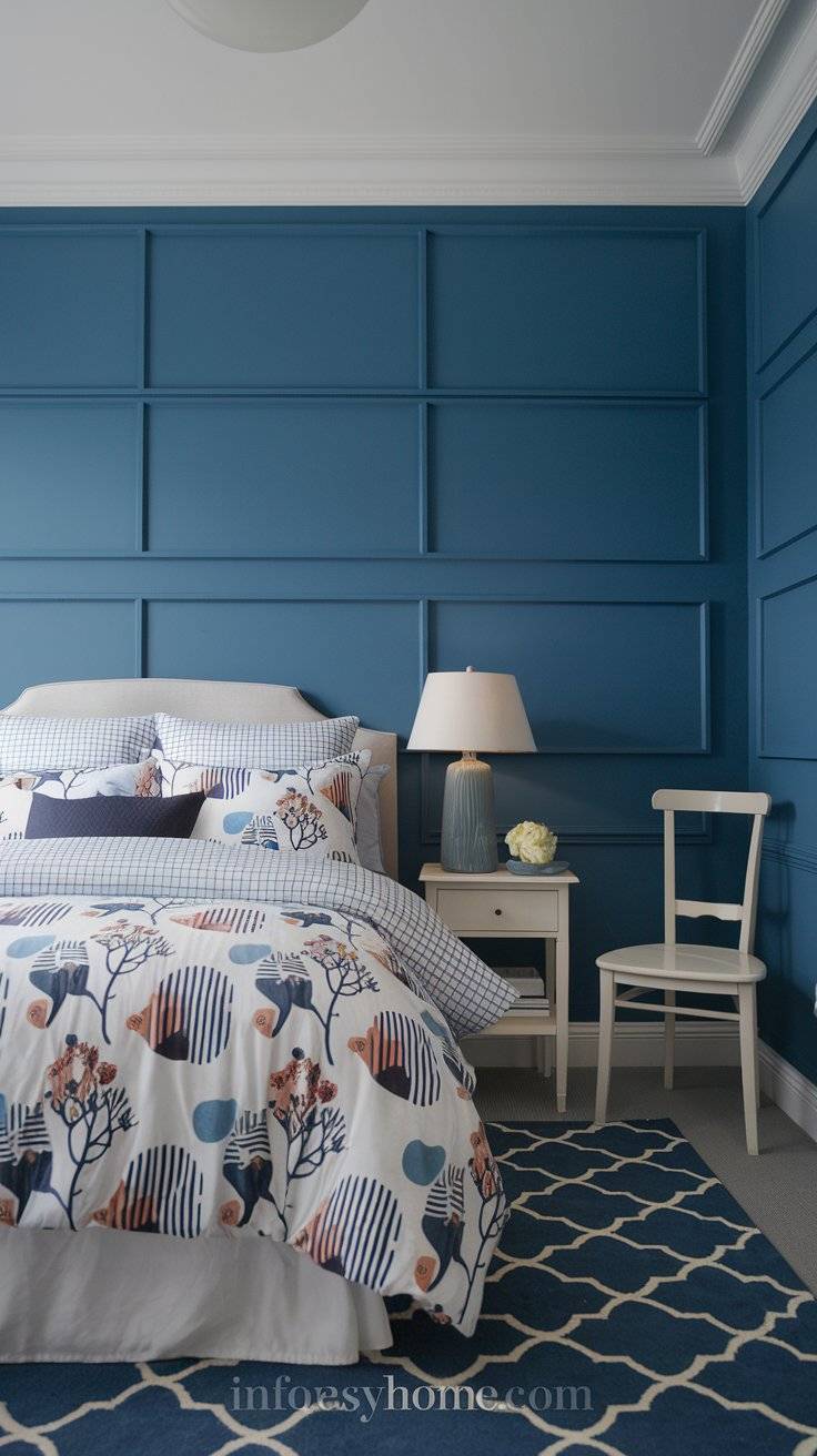 Transform Your Space: Modern Blue Bedroom Design Inspiration - INFOR ...