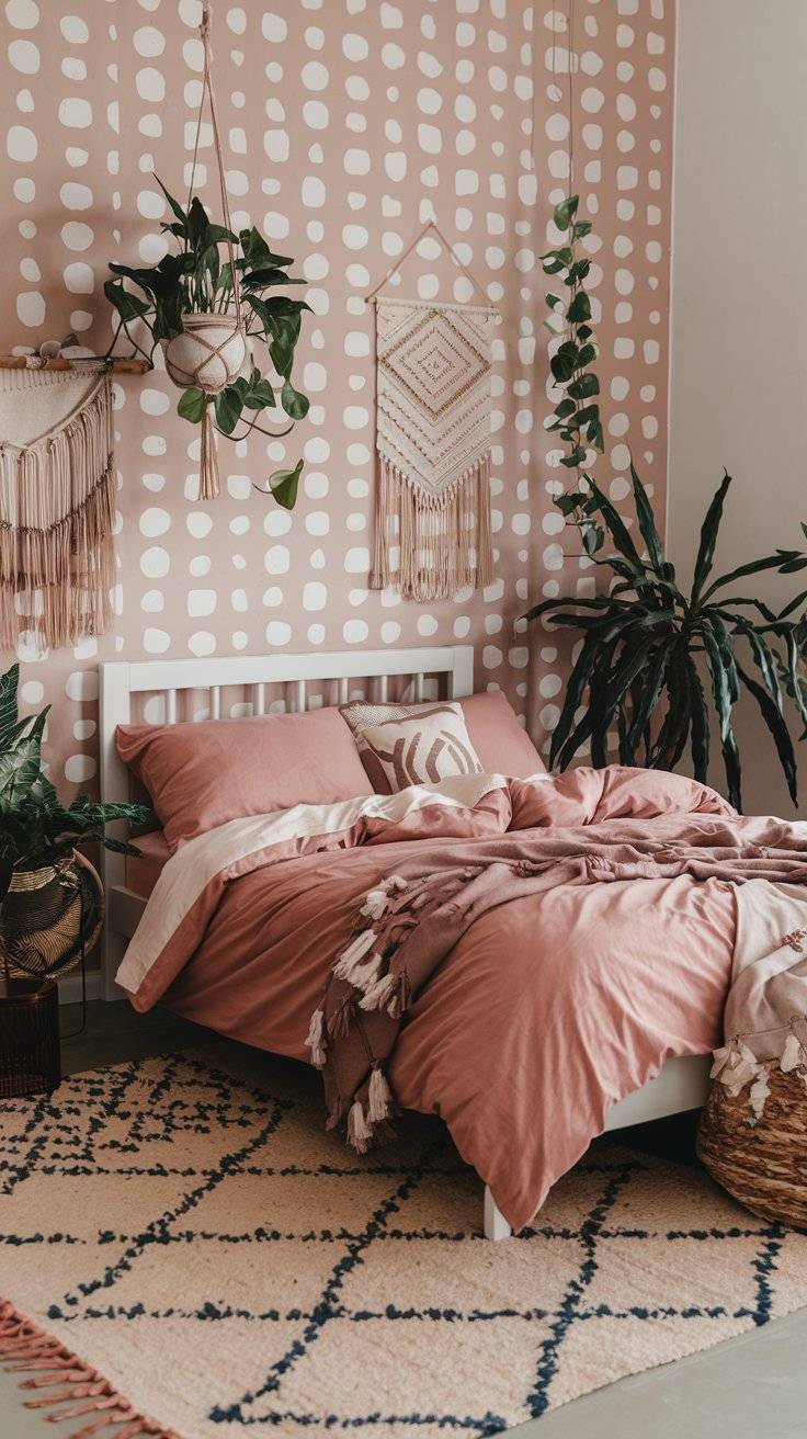 Dusty Pink Bedroom Makeover 40 Stylish and Dreamy Ideas - INFOR EASY HOME