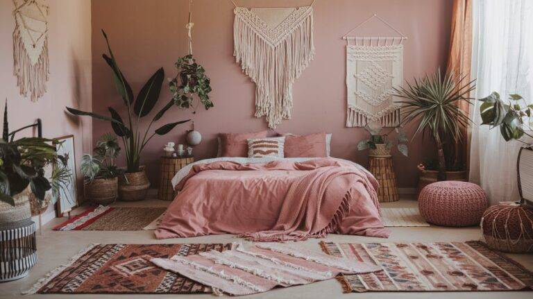Dusty Pink Bedroom Makeover 40 Stylish and Dreamy Ideas - INFOR EASY HOME