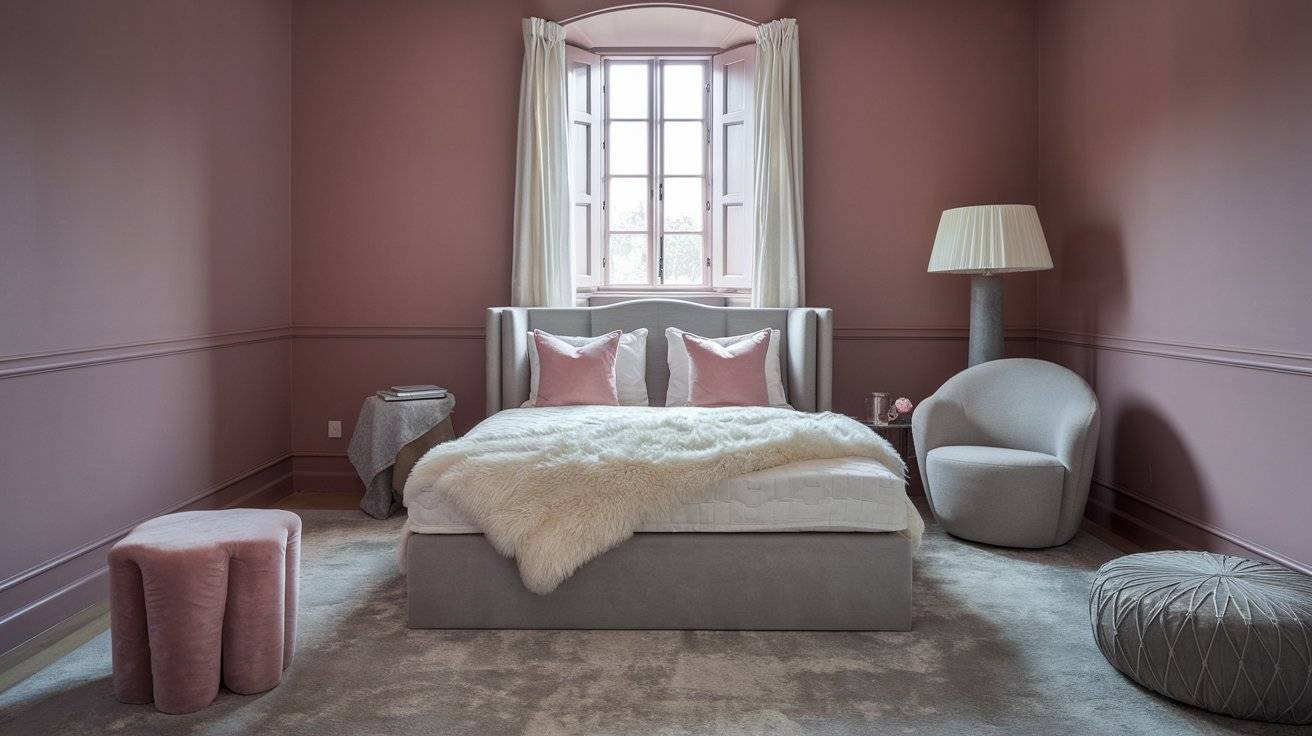 Dusty Pink Bedroom Makeover 40 Stylish and Dreamy Ideas - INFOR EASY HOME
