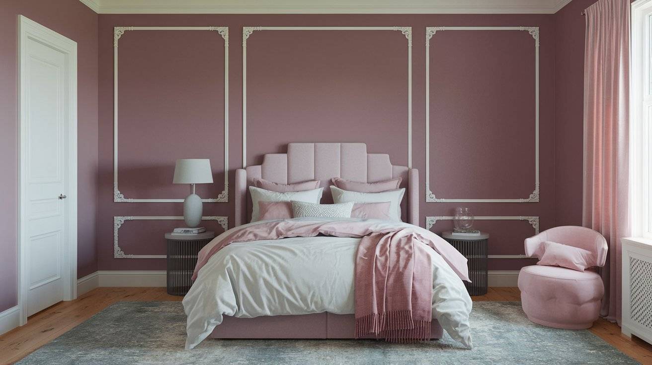 Dusty Pink Bedroom Makeover 40 Stylish and Dreamy Ideas - INFOR EASY HOME