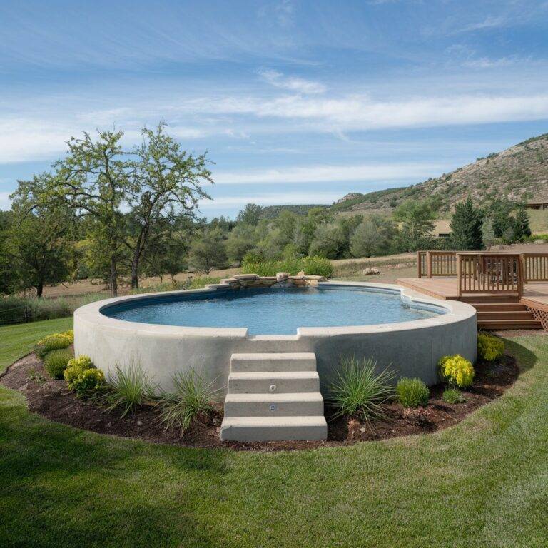 25 Stunning Raised Pool Ideas - INFOR EASY HOME