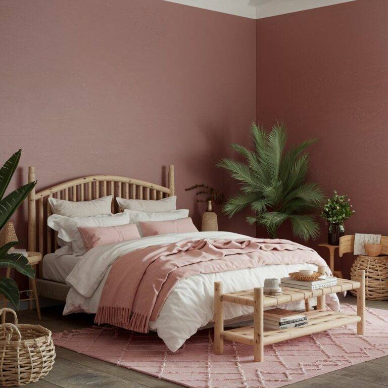 Dusty Pink Bedroom Makeover 40 Stylish and Dreamy Ideas - INFOR EASY HOME