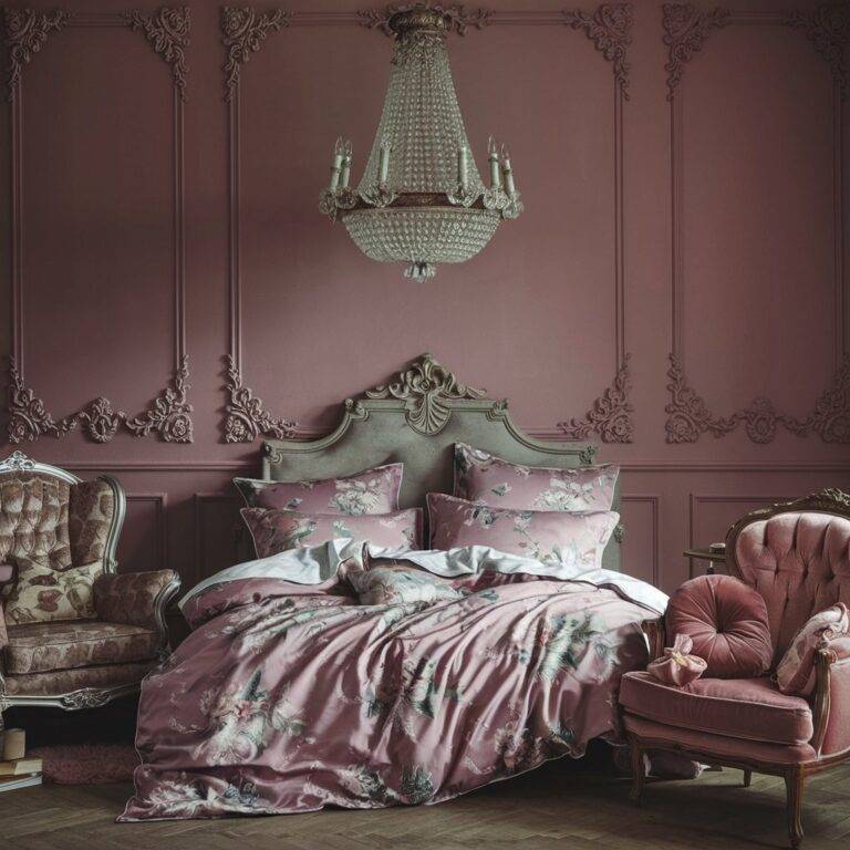Dusty Pink Bedroom Makeover 40 Stylish and Dreamy Ideas - INFOR EASY HOME
