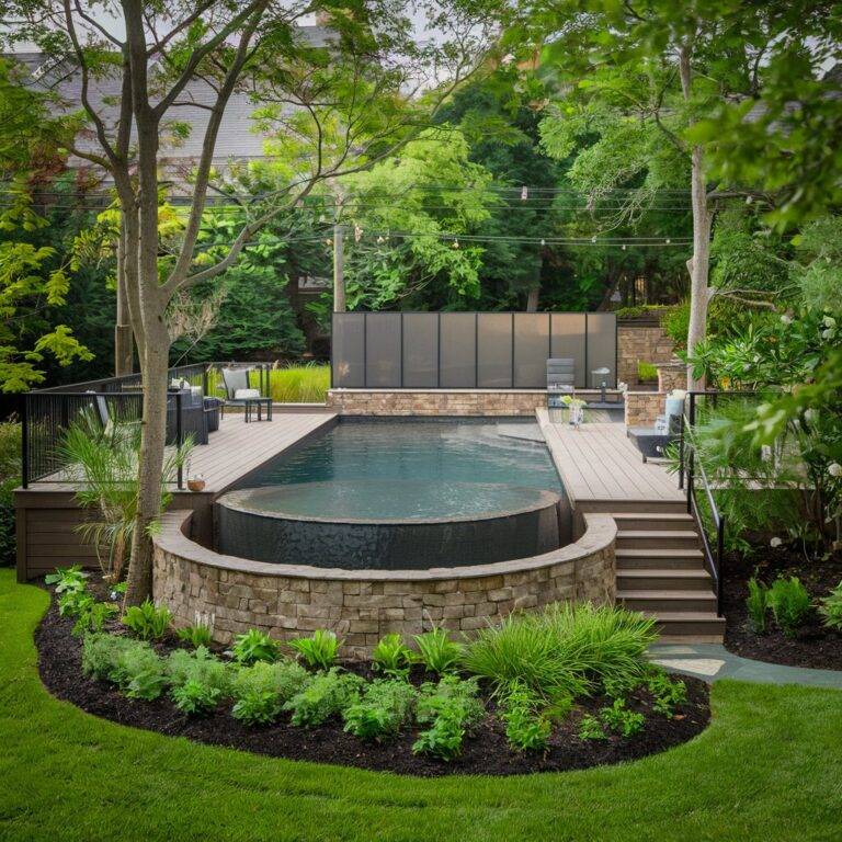 25 Stunning Raised Pool Ideas - INFOR EASY HOME