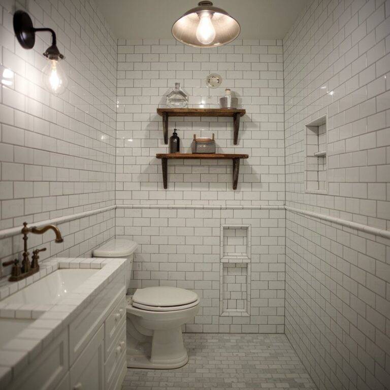 Use Tiles Effectively in a Farmhouse Bathroom - INFOR EASY HOME