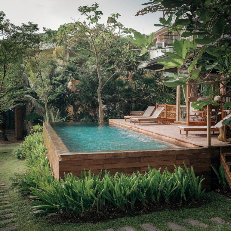 25 Stunning Raised Pool Ideas - INFOR EASY HOME
