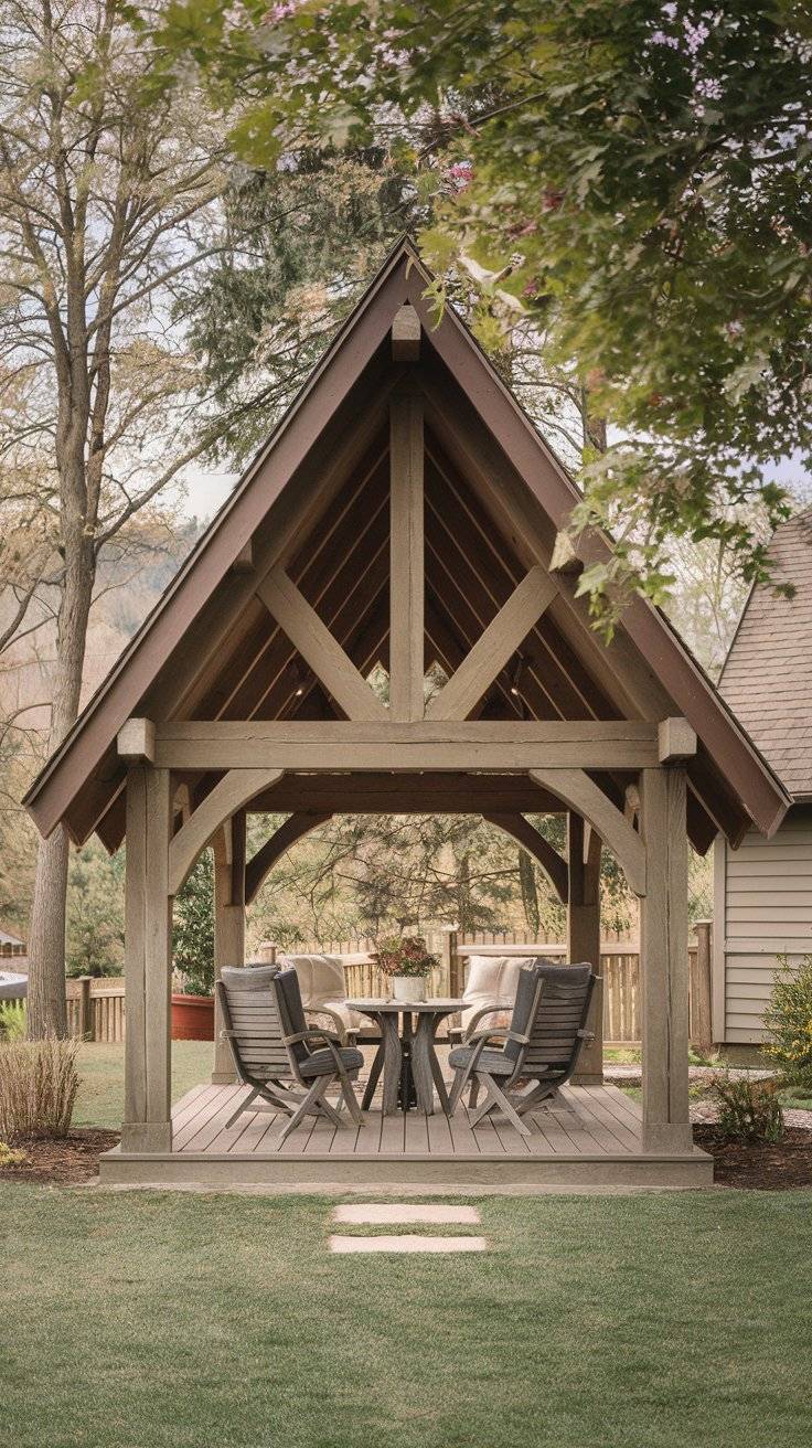 35 Backyard Unique Gazebo Designs Outdoor Space - INFOR EASY HOME