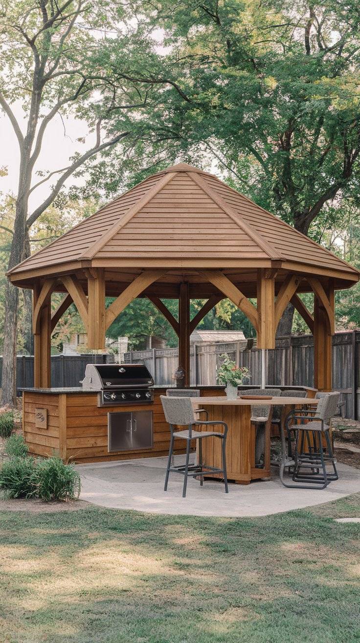 35 Backyard Unique Gazebo Designs Outdoor Space - INFOR EASY HOME
