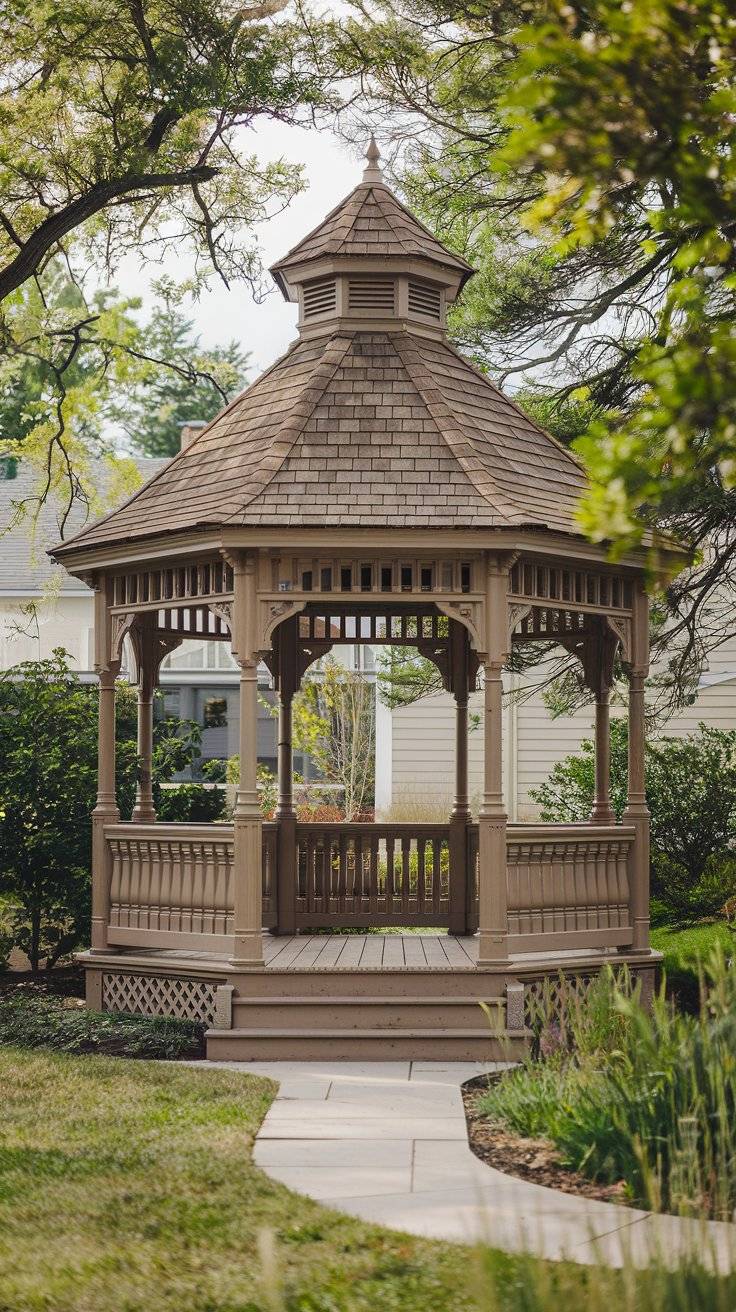 35 Backyard Unique Gazebo Designs Outdoor Space - INFOR EASY HOME