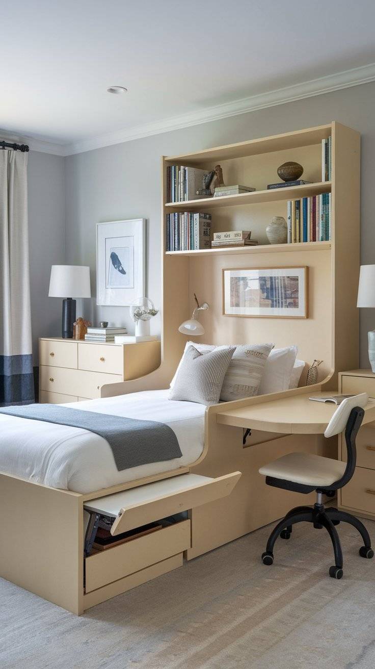 27 Unique Bedroom Smart Bed Inspirations: Sleeping Space - INFOR EASY HOME