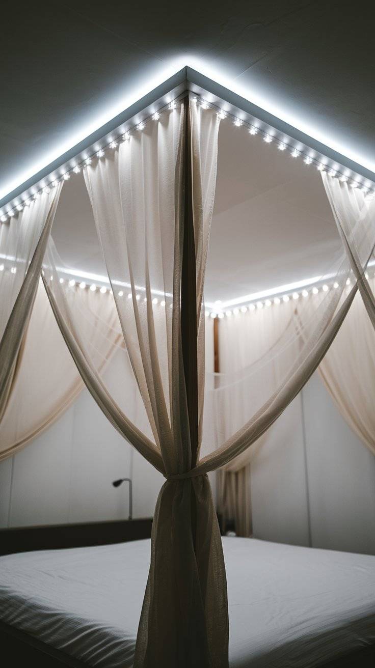 27 Canopy Lighting Bedroom Ideas: Cozy Lighting Tips for Bedroom ...