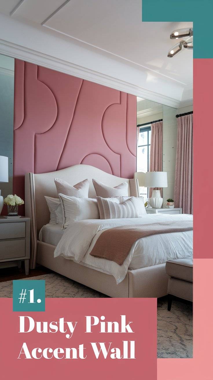Soft & Cozy Dusty Pink Bedroom Ideas: 50 Elegant Designs - INFOR EASY HOME