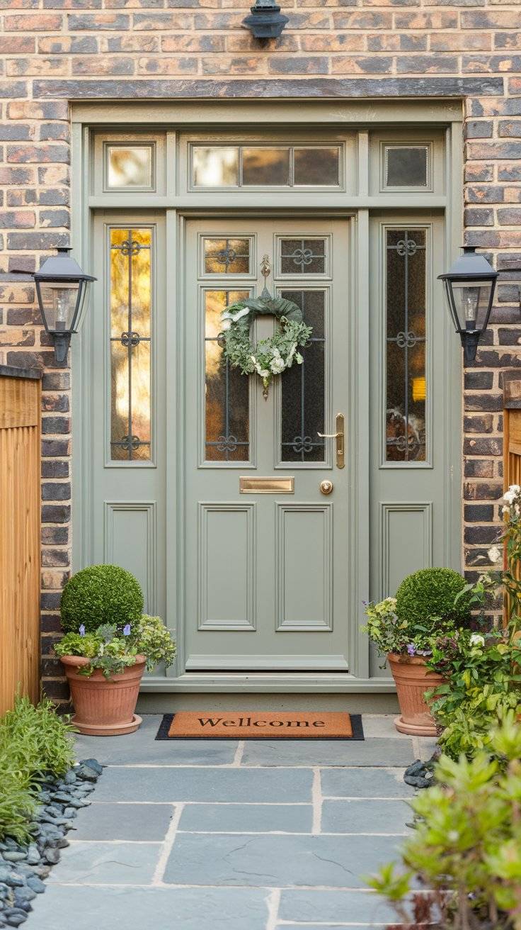 22 Backyard Sage Color Entryway Ideas Color of the Year