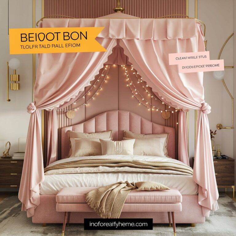 Soft & Cozy Dusty Pink Bedroom Ideas: 50 Elegant Designs - INFOR EASY HOME