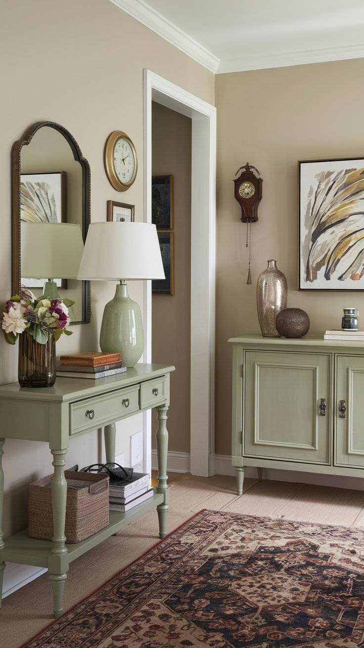20 Sage Green Entryway Ideas for a Chic and Inviting Home - INFOR EASY HOME