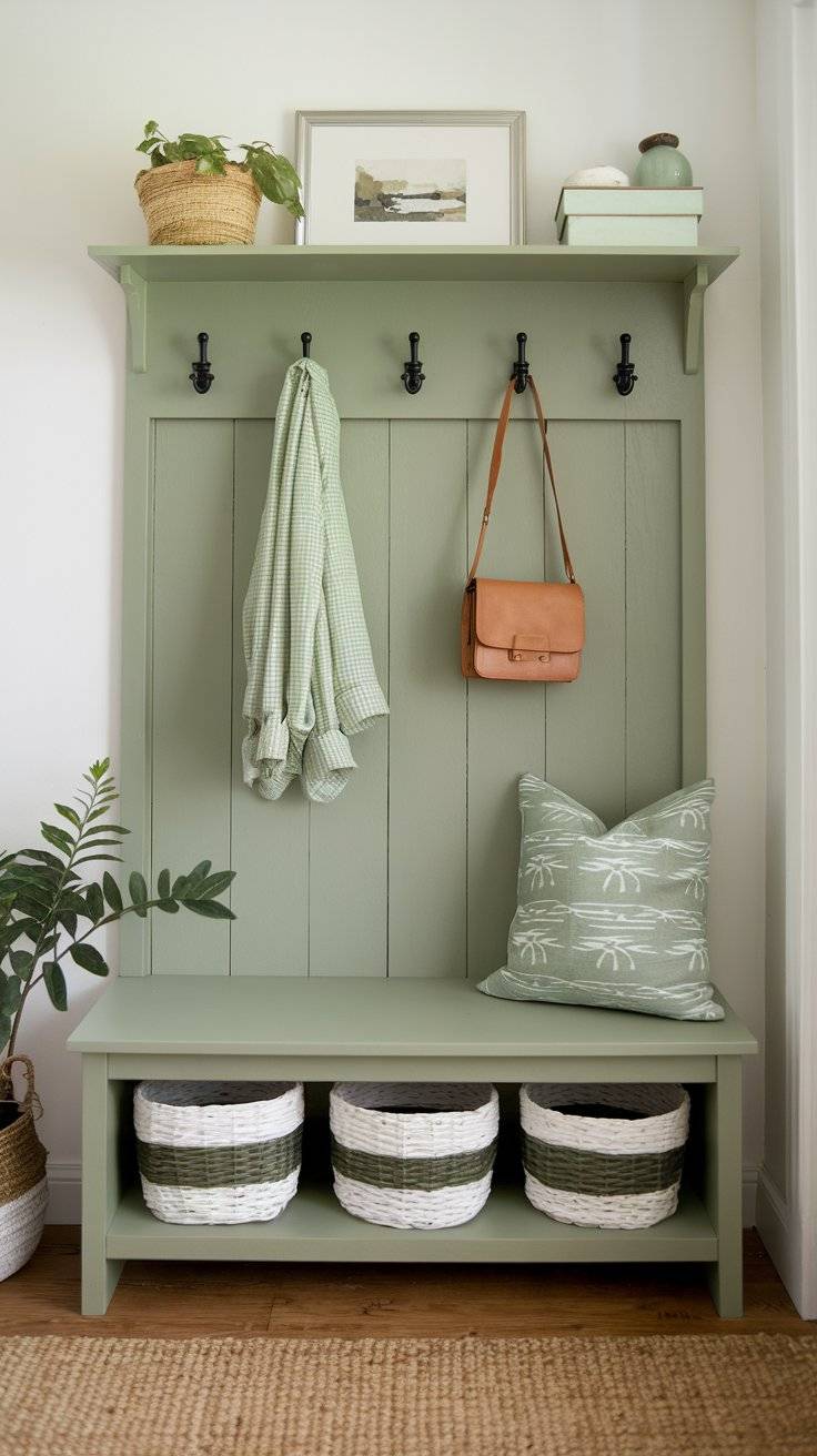20 Sage Green Entryway Ideas for a Chic and Inviting Home - INFOR EASY HOME