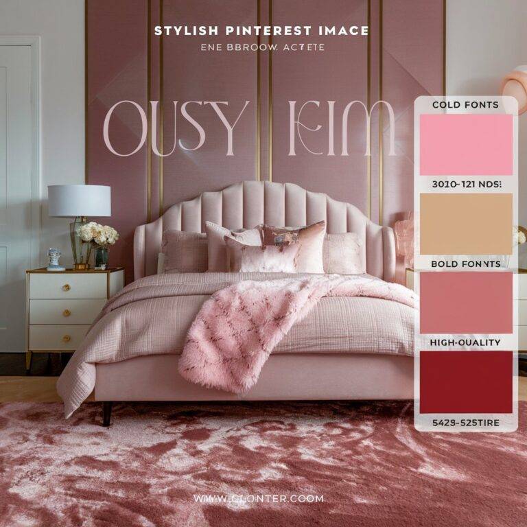 Soft & Cozy Dusty Pink Bedroom Ideas: 50 Elegant Designs - INFOR EASY HOME