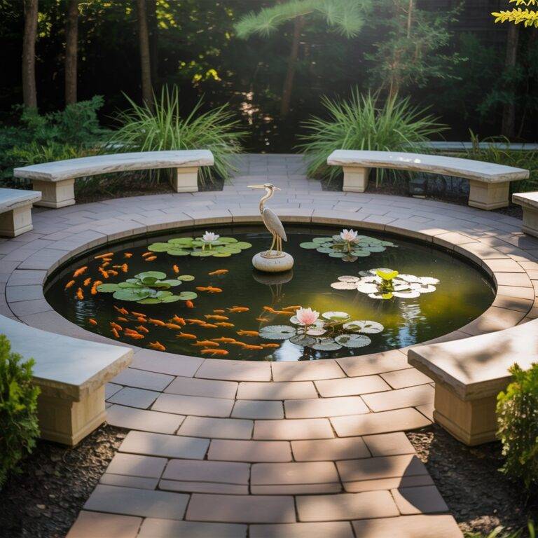 26 Dreamy Garden Ideas to Blend Relaxing Patios with Magical Ponds