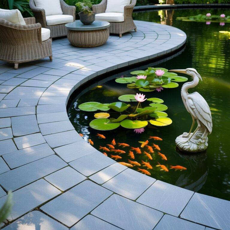 26 Dreamy Garden Ideas to Blend Relaxing Patios with Magical Ponds