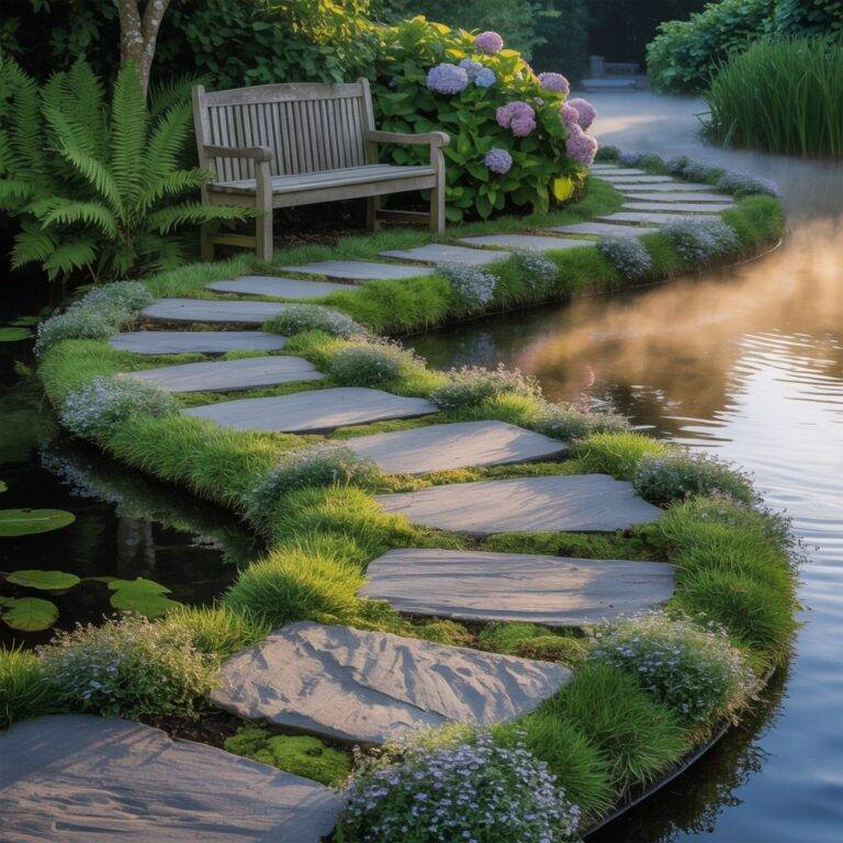 26 Dreamy Garden Ideas to Blend Relaxing Patios with Magical Ponds