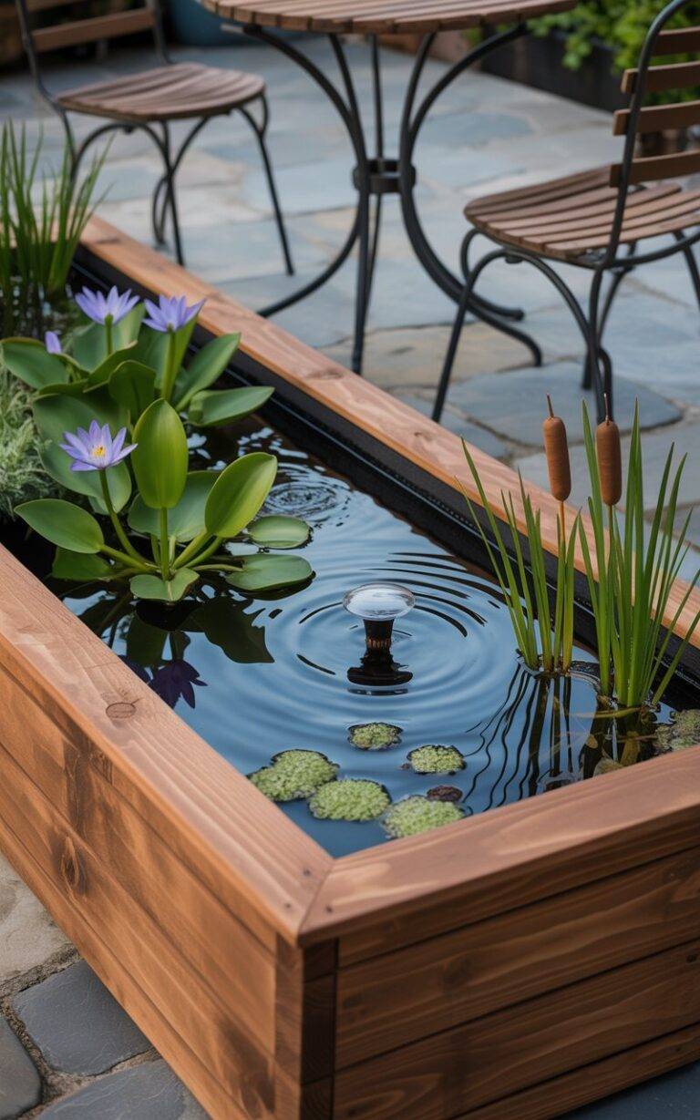 24 Outdoor Water Garden Ideas for a Peaceful Backyard Escape - INFOR ...
