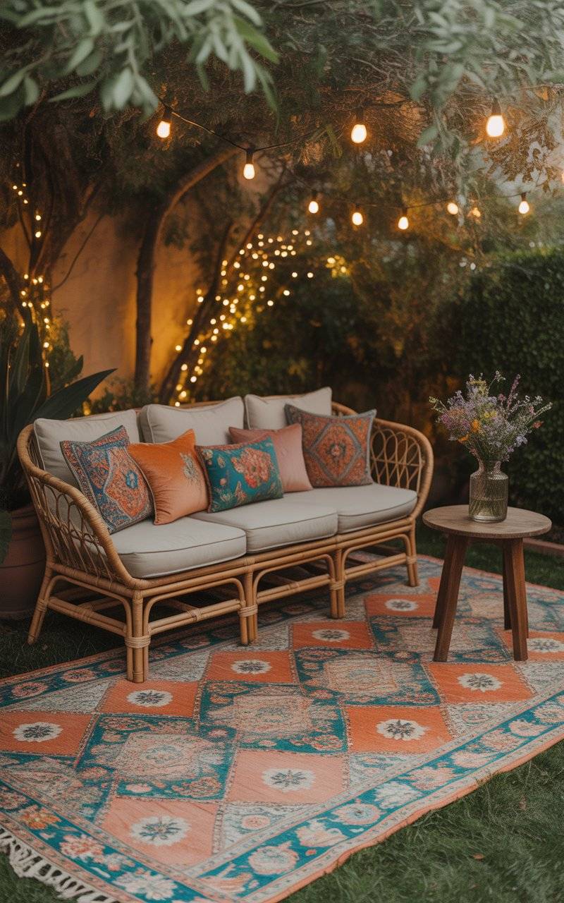 20+ Hippie Boho Garden Ideas Outdoor Space into a Magical Retreat
