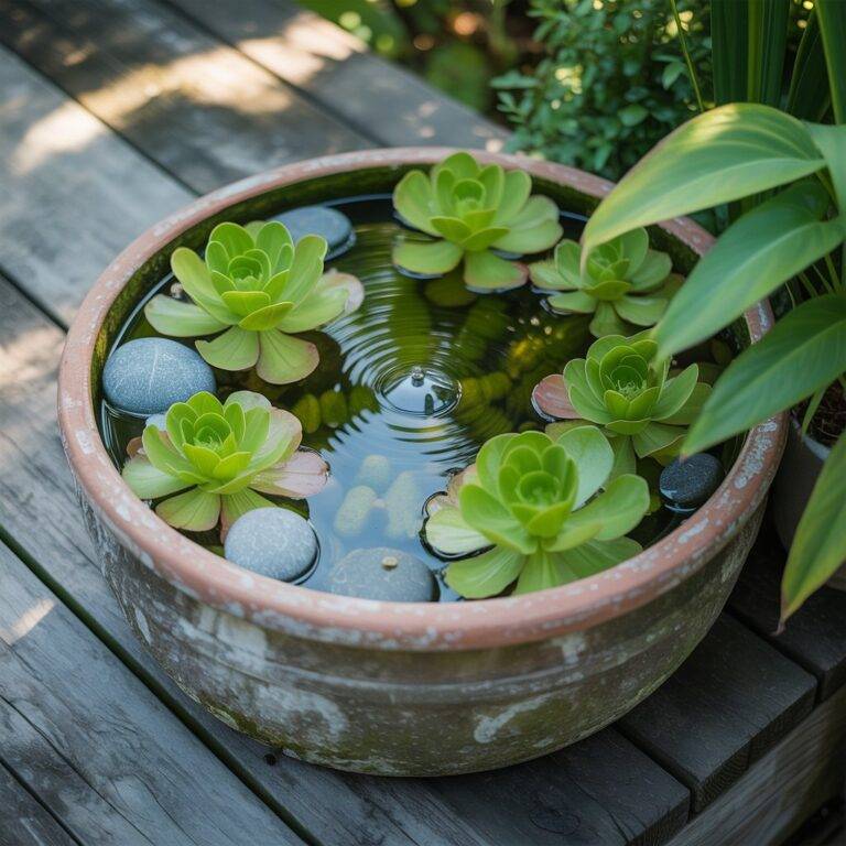 24 Outdoor Water Garden Ideas for a Peaceful Backyard Escape - INFOR ...