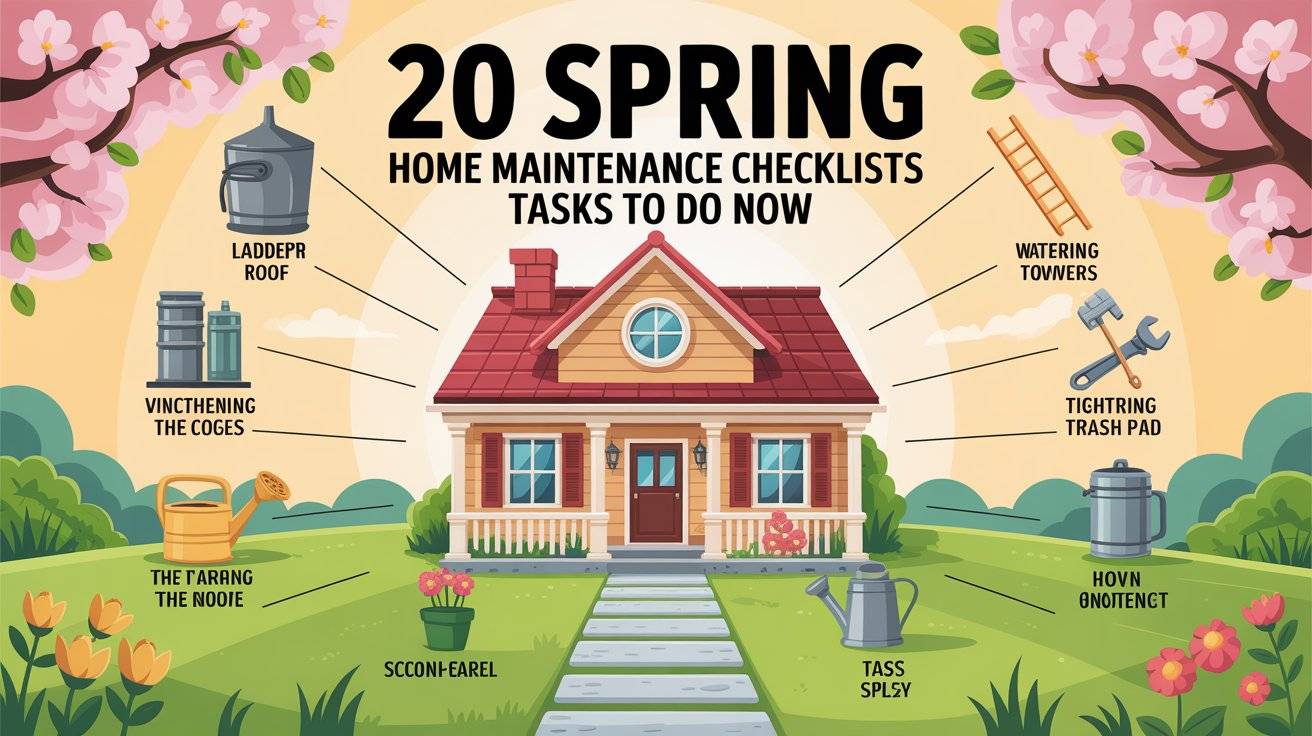 20 Spring Home Maintenance Checklists Tasks to Do Now - INFOR EASY HOME