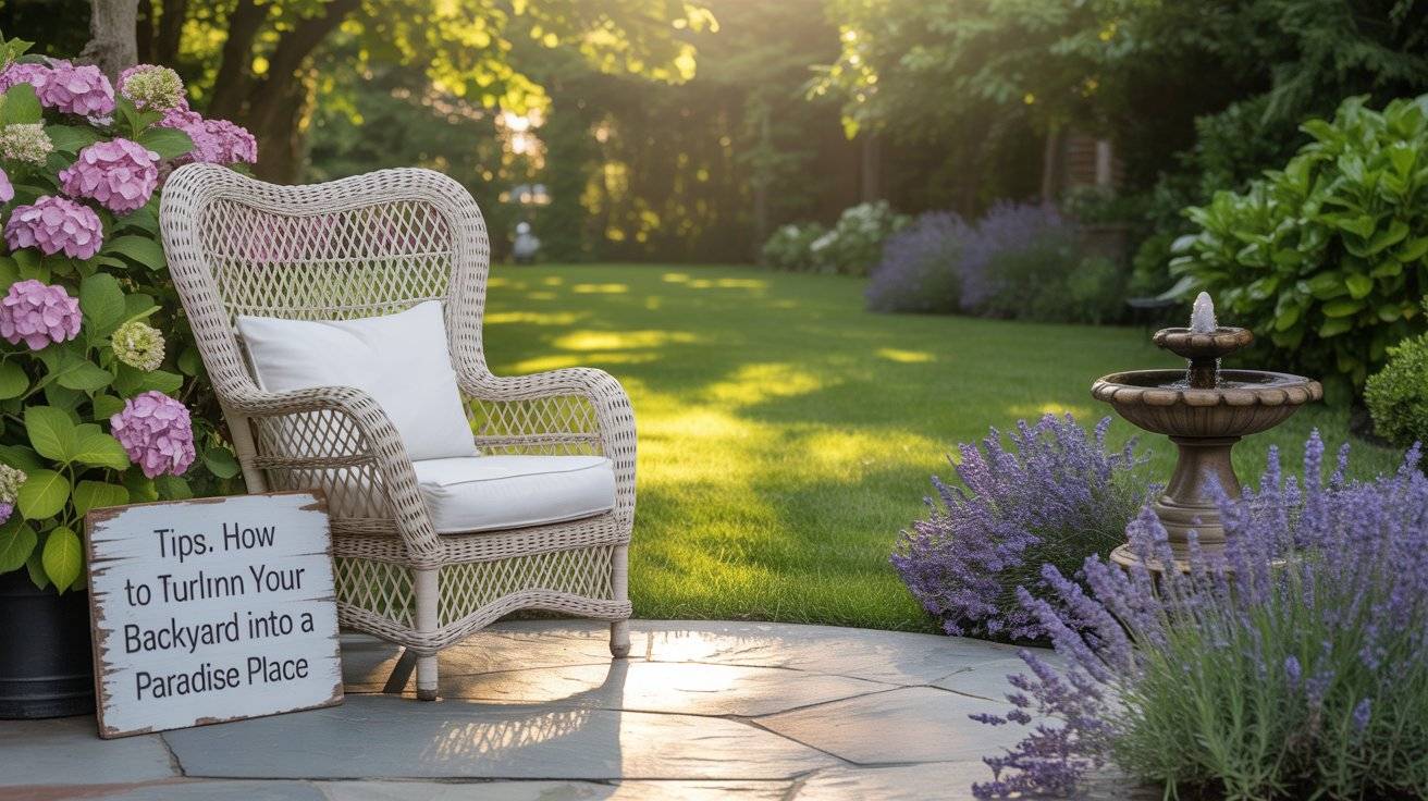 20 Tips How to Turn Your Backyard into a Paradise Place - INFOR EASY HOME