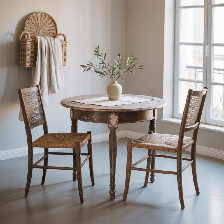 20 Cozy French Dining Table Set Ideas for Small Spaces - INFOR EASY HOME