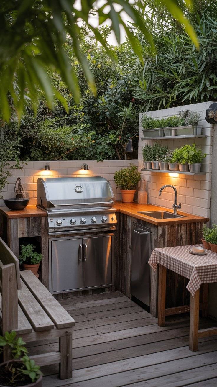 30 Cozy Outdoor Kitchen Ideas You Can Try in Any Backyard - INFOR EASY HOME