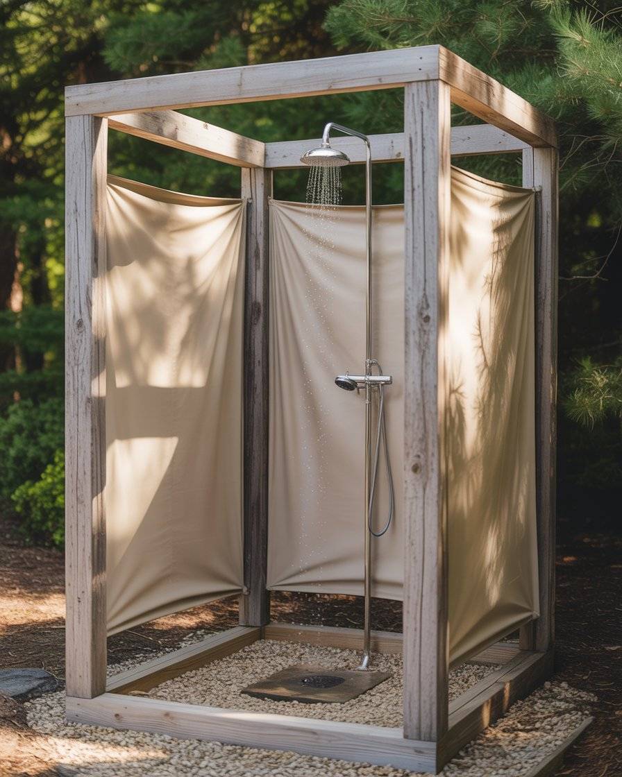 20 Outdoor Shower Room Ideas to Upgrade Your Backyard - INFOR EASY HOME