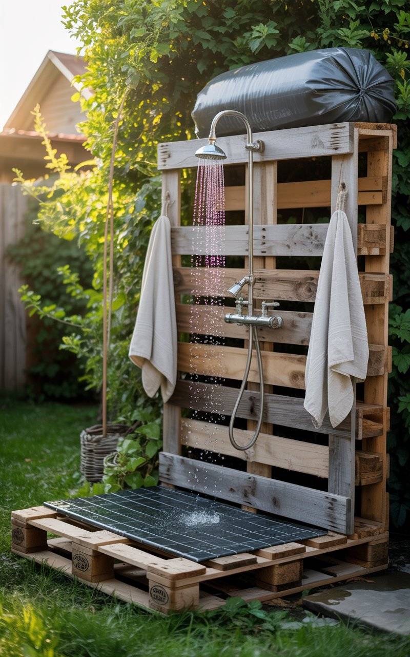 26 Backyard Shower Ideas That Turn Your Outdoor Space Into a Spa ...