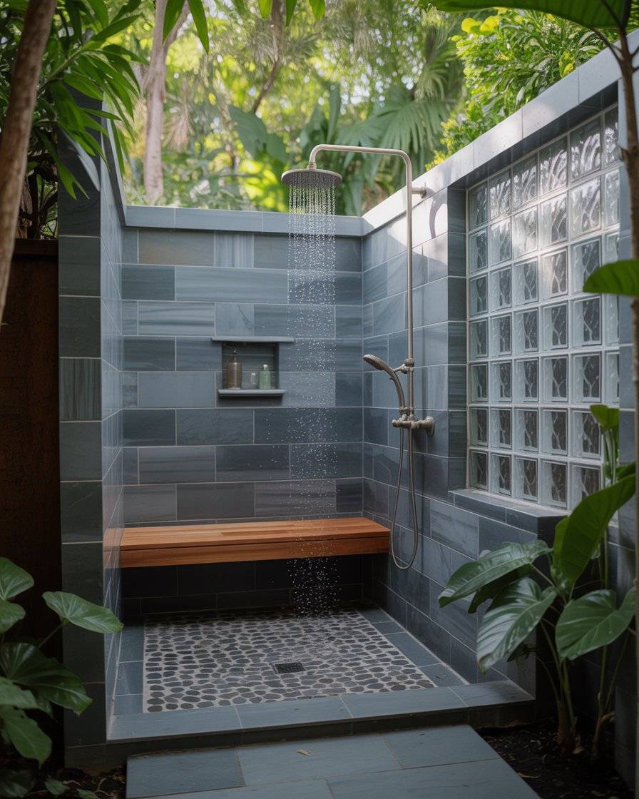 20 Outdoor Shower Room Ideas to Upgrade Your Backyard - INFOR EASY HOME