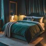 27 Cozy Dark Bedroom Inspiration Ideas for Warm and Relaxing - INFOR ...