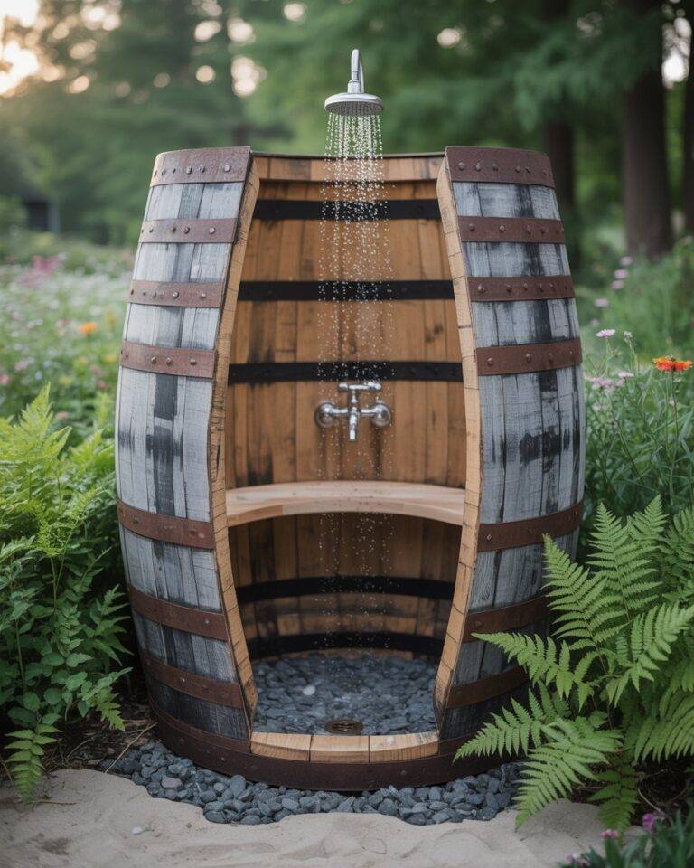 20 Outdoor Shower Room Ideas to Upgrade Your Backyard - INFOR EASY HOME