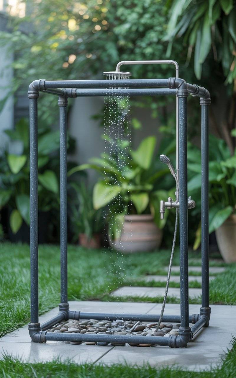 26 Backyard Shower Ideas That Turn Your Outdoor Space Into a Spa ...