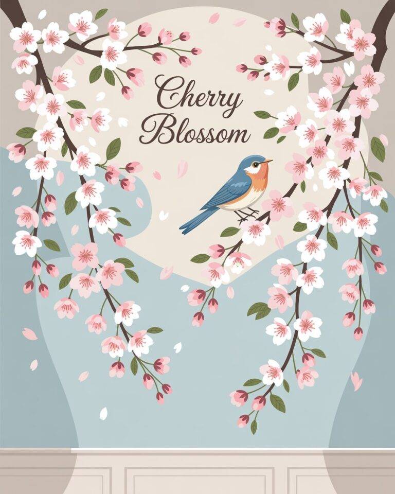 20 Cherry Blossom Inspired Kids Bedroom Ideas for a Calm, Magical Space ...