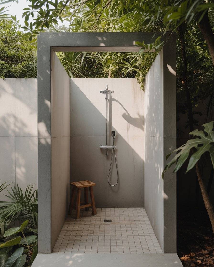 20 Outdoor Shower Room Ideas to Upgrade Your Backyard - INFOR EASY HOME