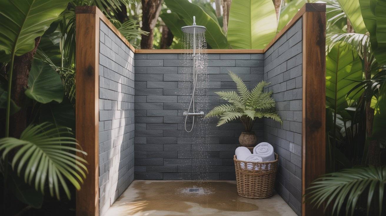 20 Outdoor Shower Room Ideas to Upgrade Your Backyard - INFOR EASY HOME
