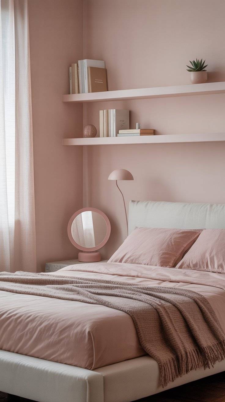 Soft Aesthetic pink Bedroom Idea: 24 For Peaceful, Romantic Retreat ...