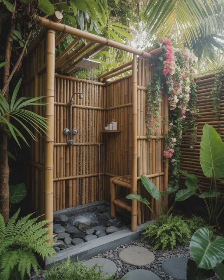 20 Outdoor Shower Room Ideas to Upgrade Your Backyard - INFOR EASY HOME