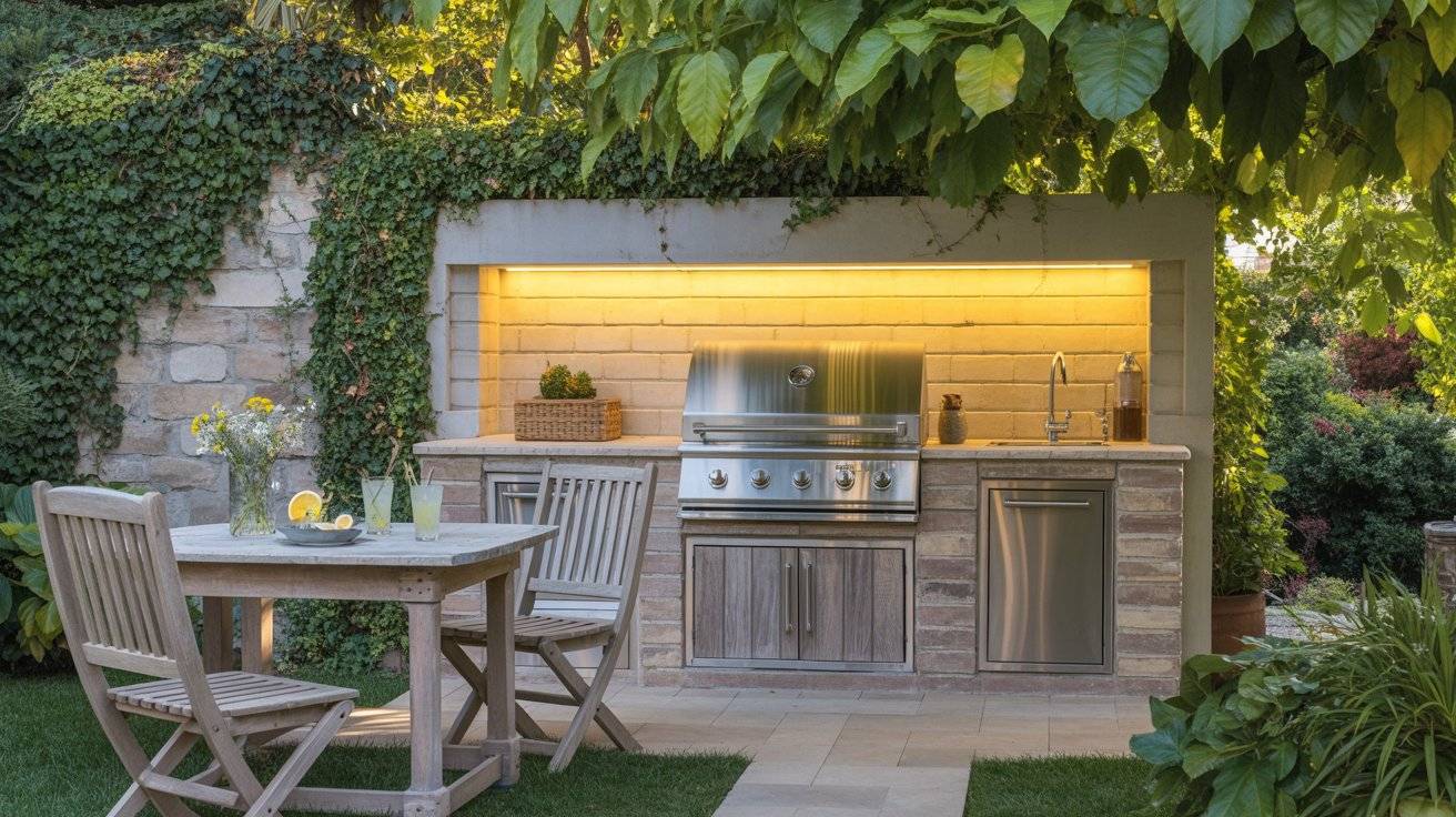 30 Cozy Outdoor Kitchen Ideas You Can Try in Any Backyard - INFOR EASY HOME