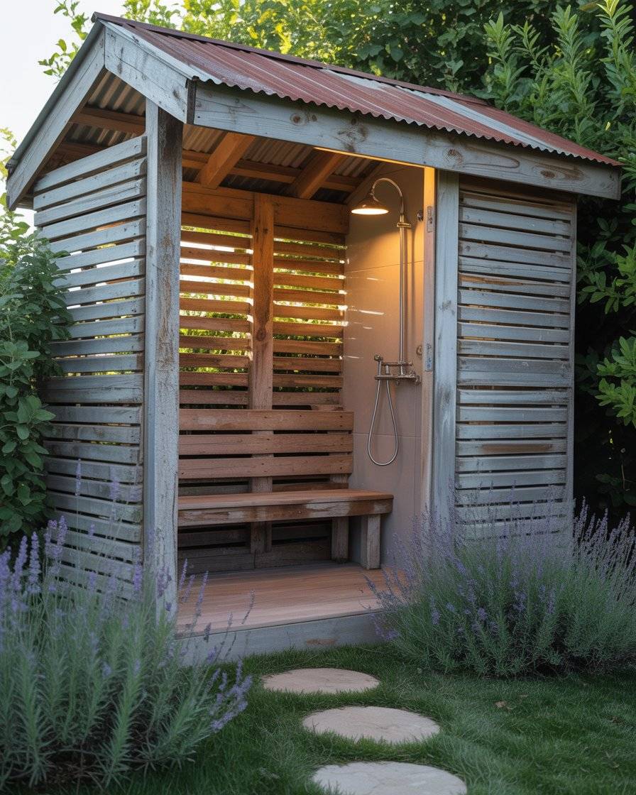 20 Outdoor Shower Room Ideas to Upgrade Your Backyard - INFOR EASY HOME