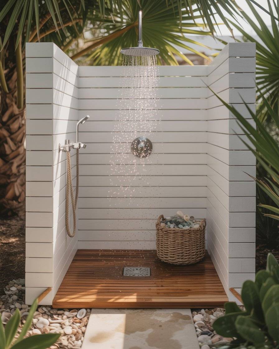 20 Outdoor Shower Room Ideas to Upgrade Your Backyard - INFOR EASY HOME